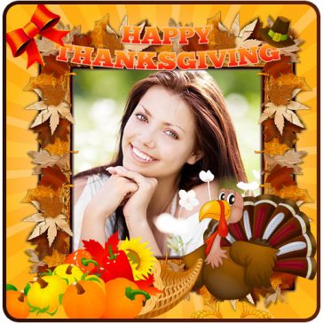 Thanksgiving Frame - Profile Picture Frames for Facebook