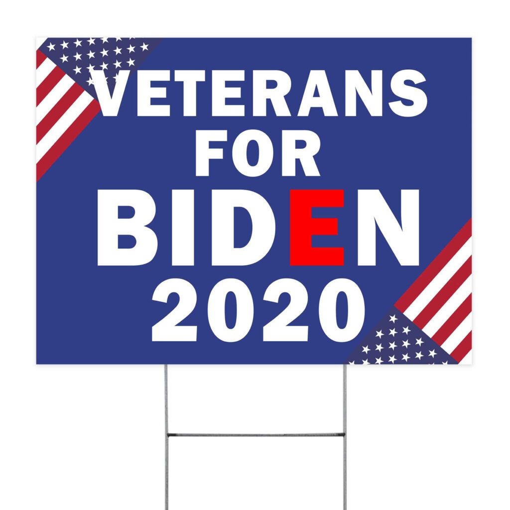 veterans-for-Biden-2020-yard-sign - image picture card Joe Biden ...