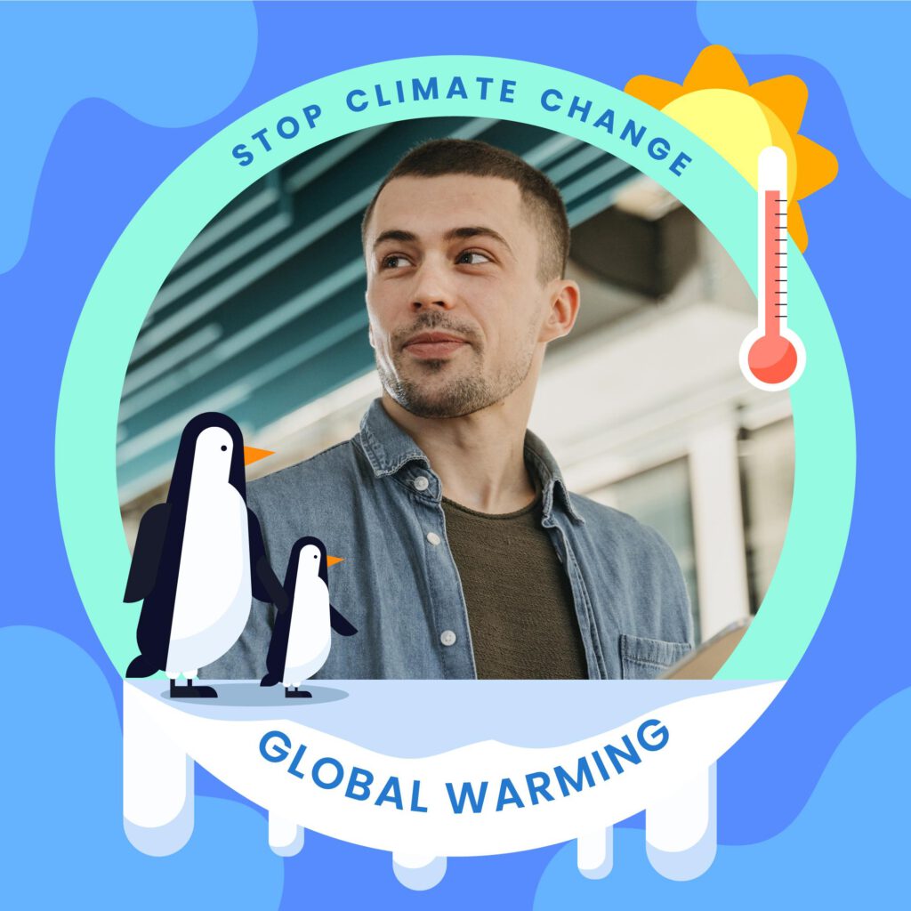 Save Antarctica from Climate Change - Profile Picture Frames for Facebook