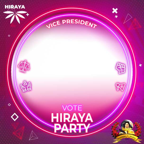 Vice President Hiraya - Profile Picture Frames for Facebook